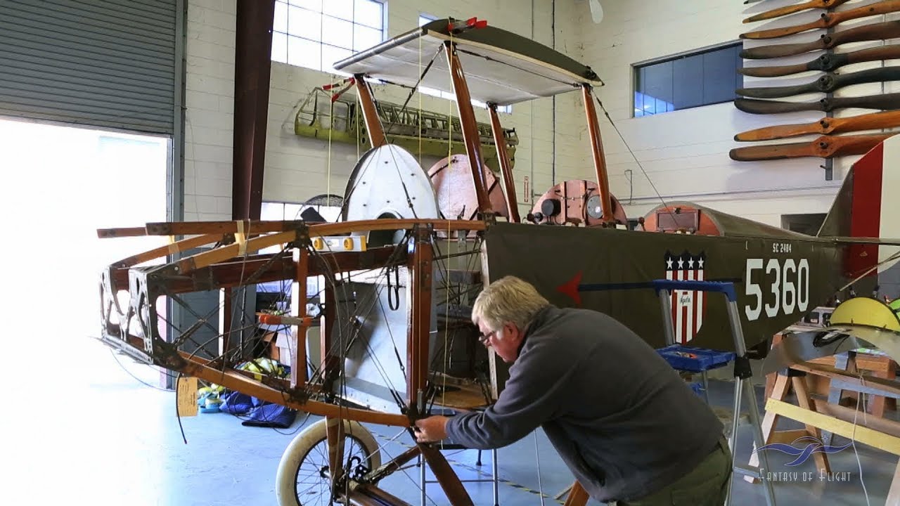 Curtiss Jenny JN-4D - Restoration Update - 01/2019 - YouTube