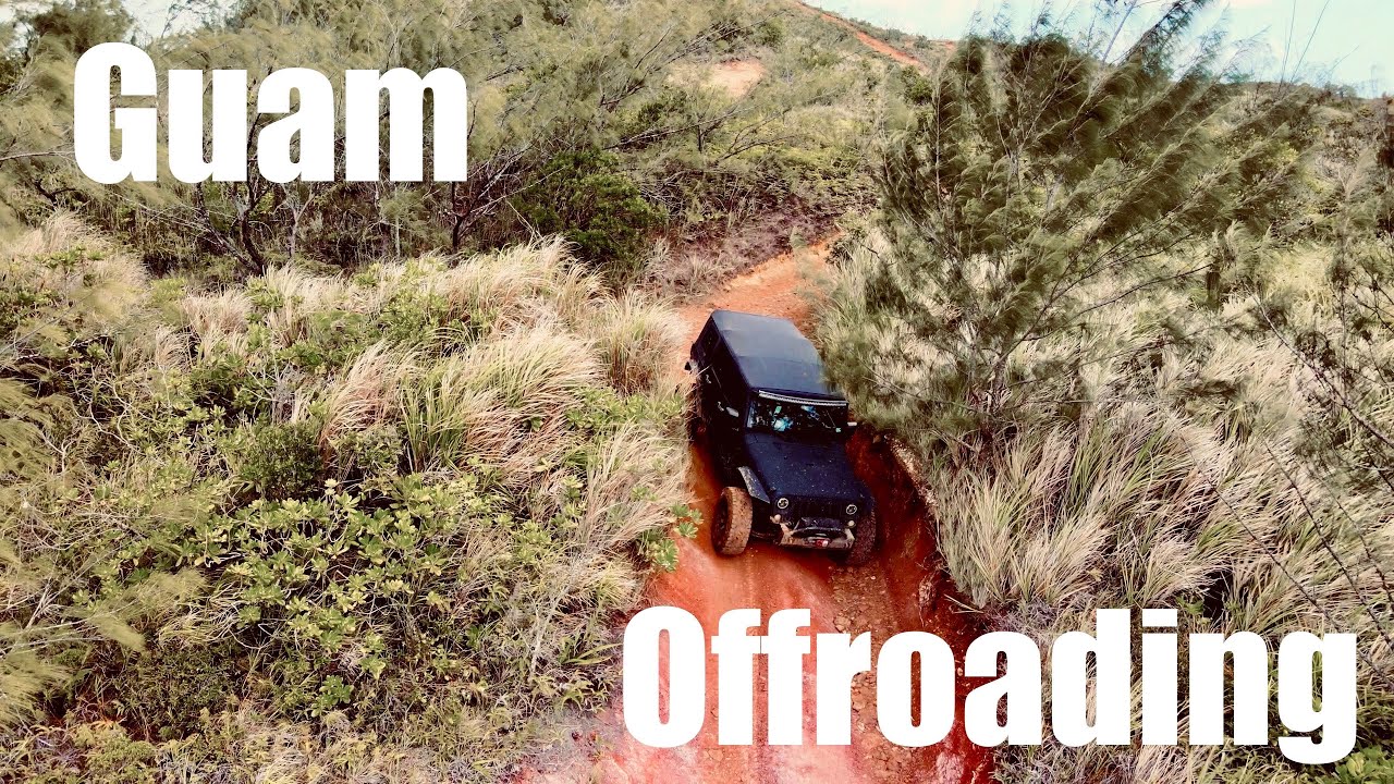 Mount Tenjo Guam 4K Drone Footage. Jeep Offroading and Mudding in the ...