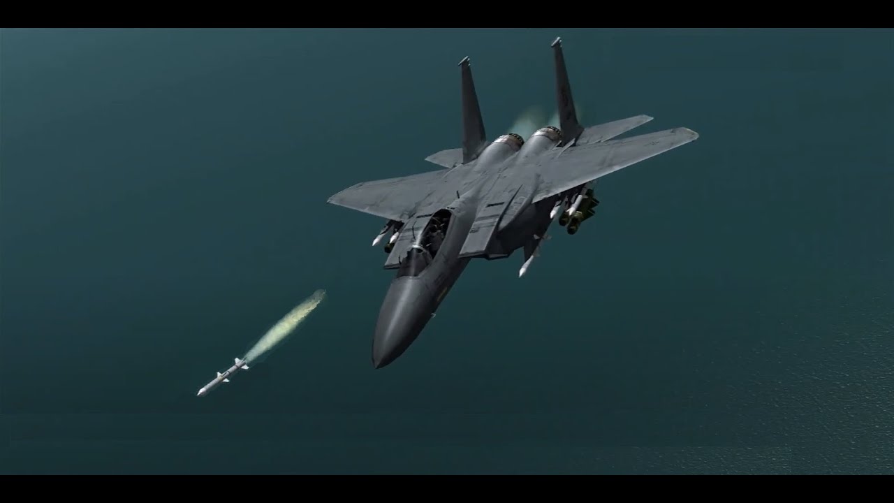 F-15E Strike Eagle AIM-120 AMRAAM vs TU-160 Blackjack Strategic Bomber ...