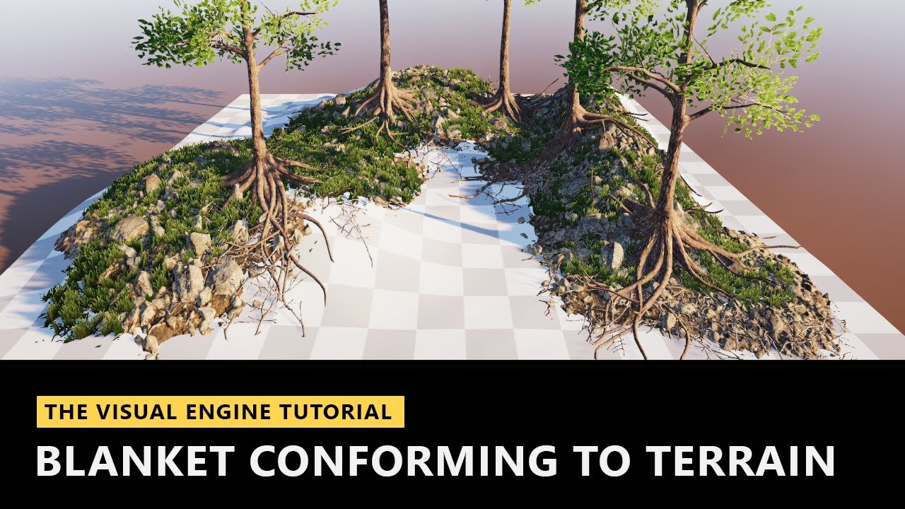 The Visual Engine Tutorial | Blanket Conforming To Terrain - YouTube