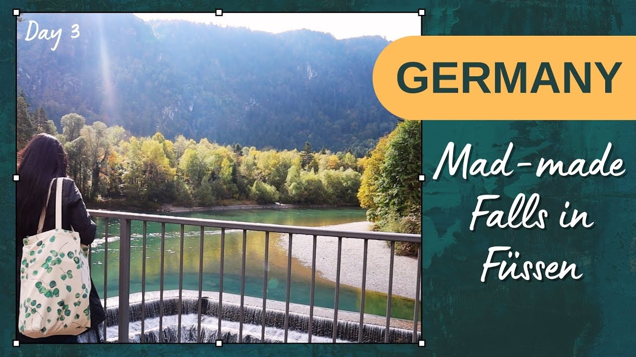 Exploring Fussen Germany | Stradtbrunnen | Lech Fall | Hopfen em See ...