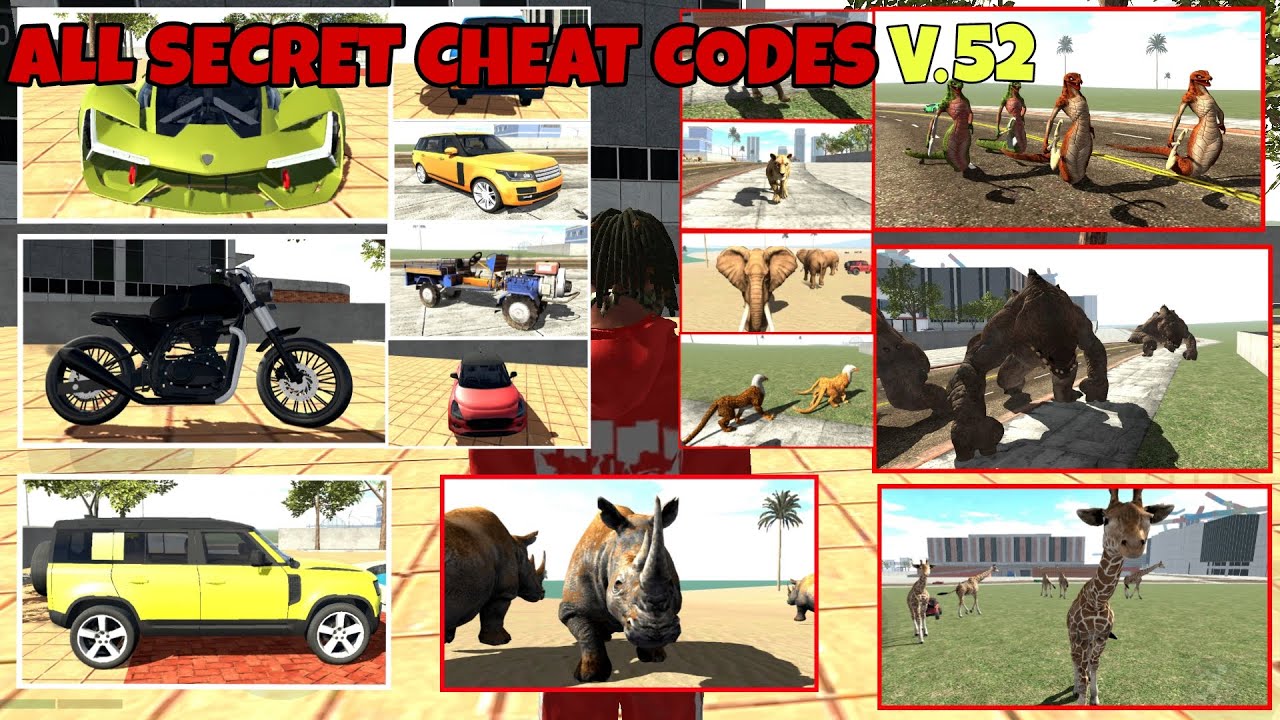 ALL NEW SECRET CHEAT CODES IN INDIAN BIKE DRIVING 3D | NEW VERSION 52 - YouTube
