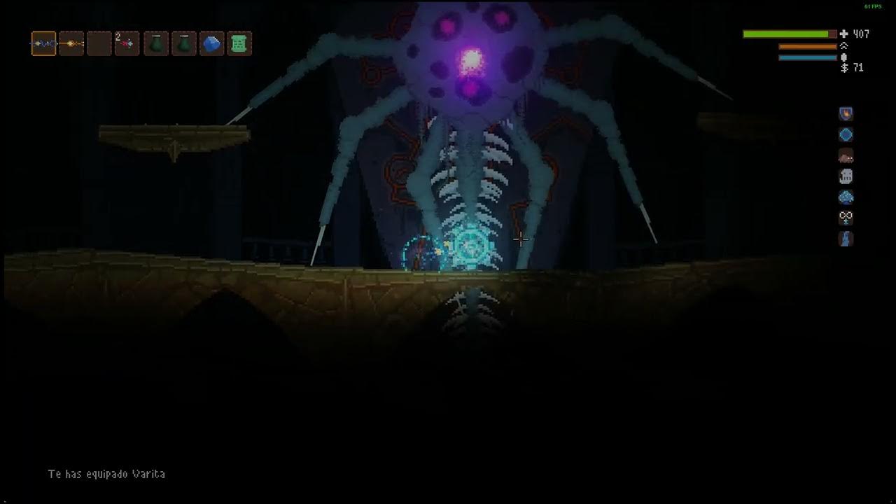 Noita - Defeating the boss for the first time - YouTube