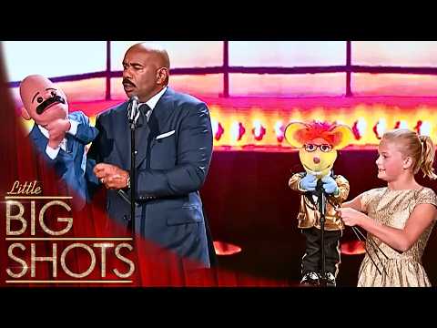 Darci Lynne and Oscar Make Steve Harvey Lose It | Little Big Shots