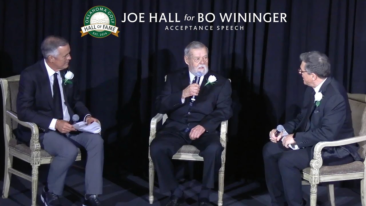 Bo Wininger acceptance speech - YouTube