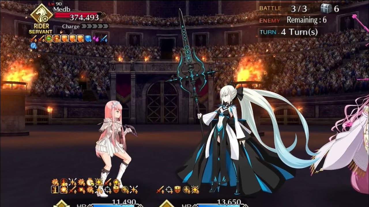 Morgan vs Medb [FGO NA] Nero Fest Revival V: Mother of All Warriors ...
