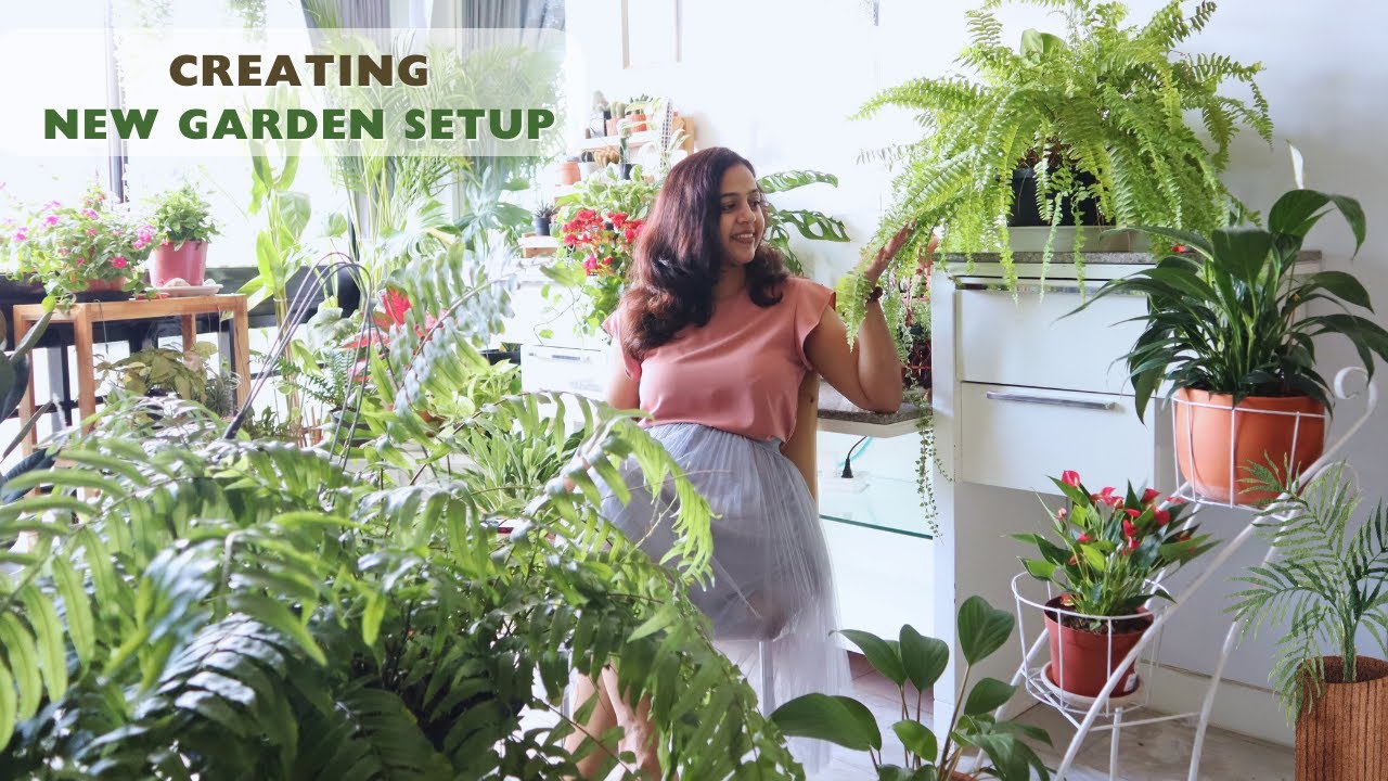 Creating New Balcony Garden Set Up | My Balcony Garden Tour 2023 - YouTube
