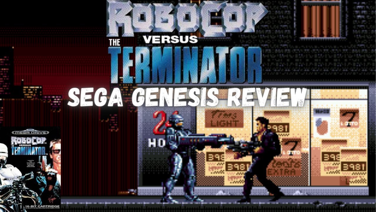 Robocop Vs The Terminator - Sega Genesis Retro Gaming Review + Bonus ...