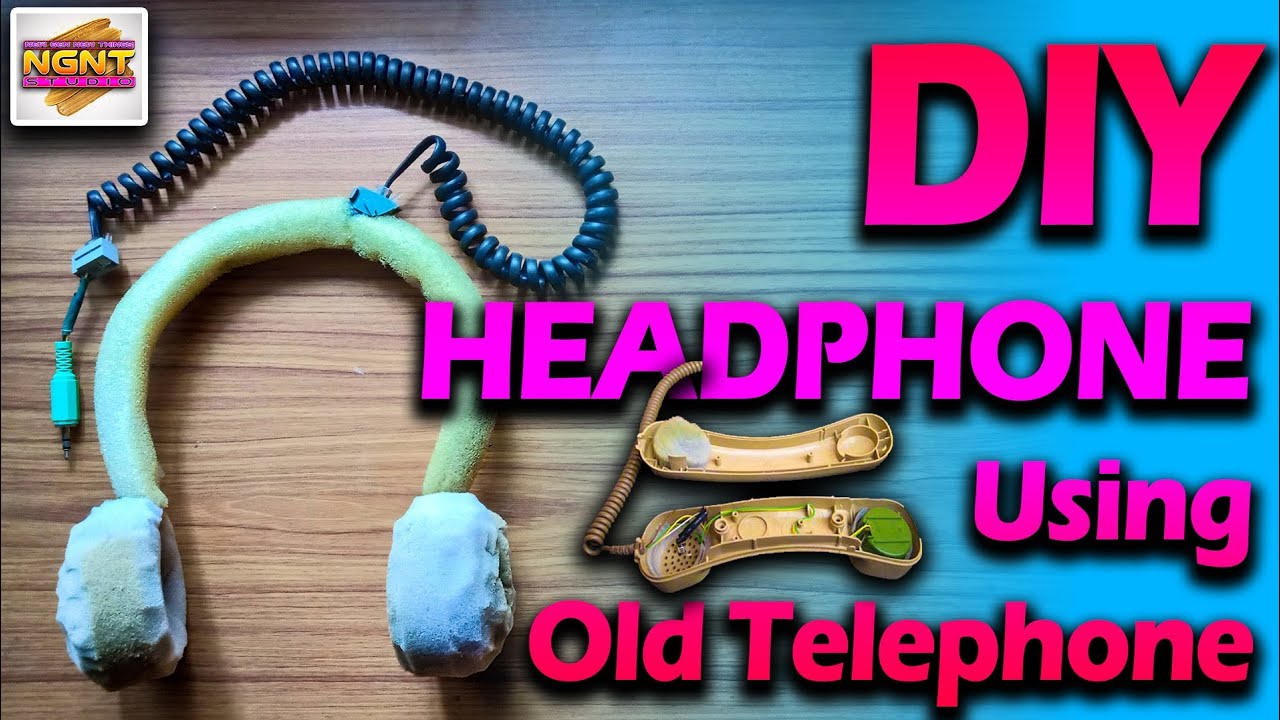 Best DIY Headphone in 8 minutes, Do it yourself From old waste ...