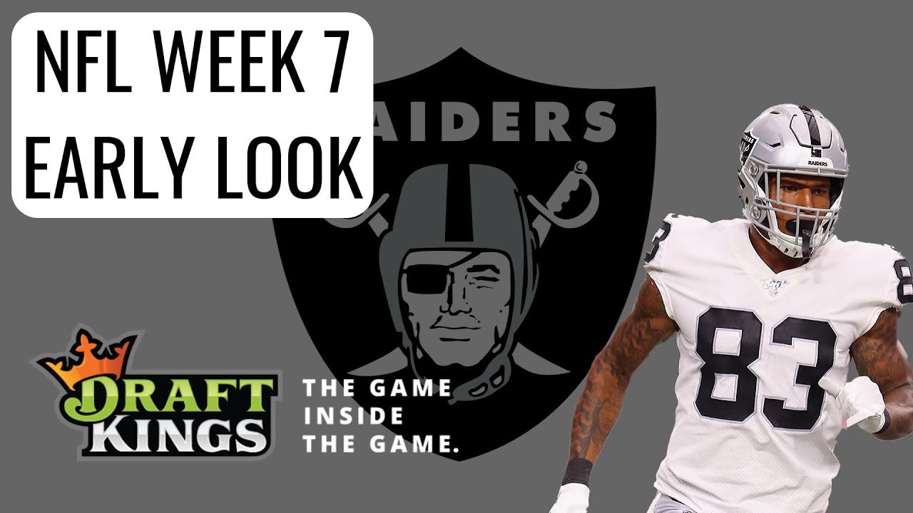 DRAFTKINGS NFL EARLY LOOK (WEEK 7) - YouTube