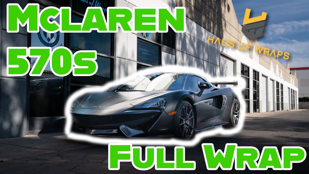Mclaren 570s Full Wrap | 4K - YouTube