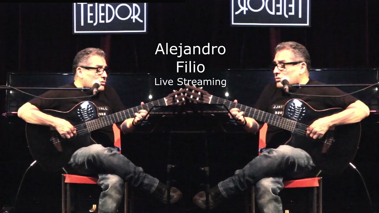 Alejandro Filio concierto desde el Foro del Tejedor - YouTube