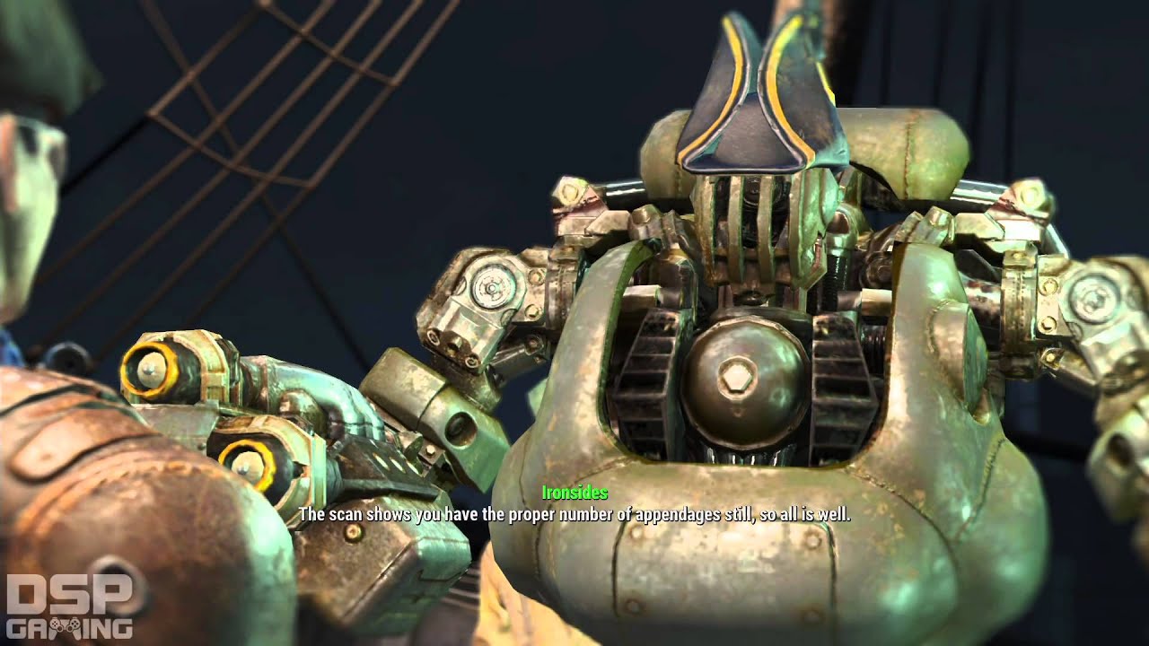 Fallout 4 playthrough pt131 - The U.S.S. Constitution: Ship of Robots ...
