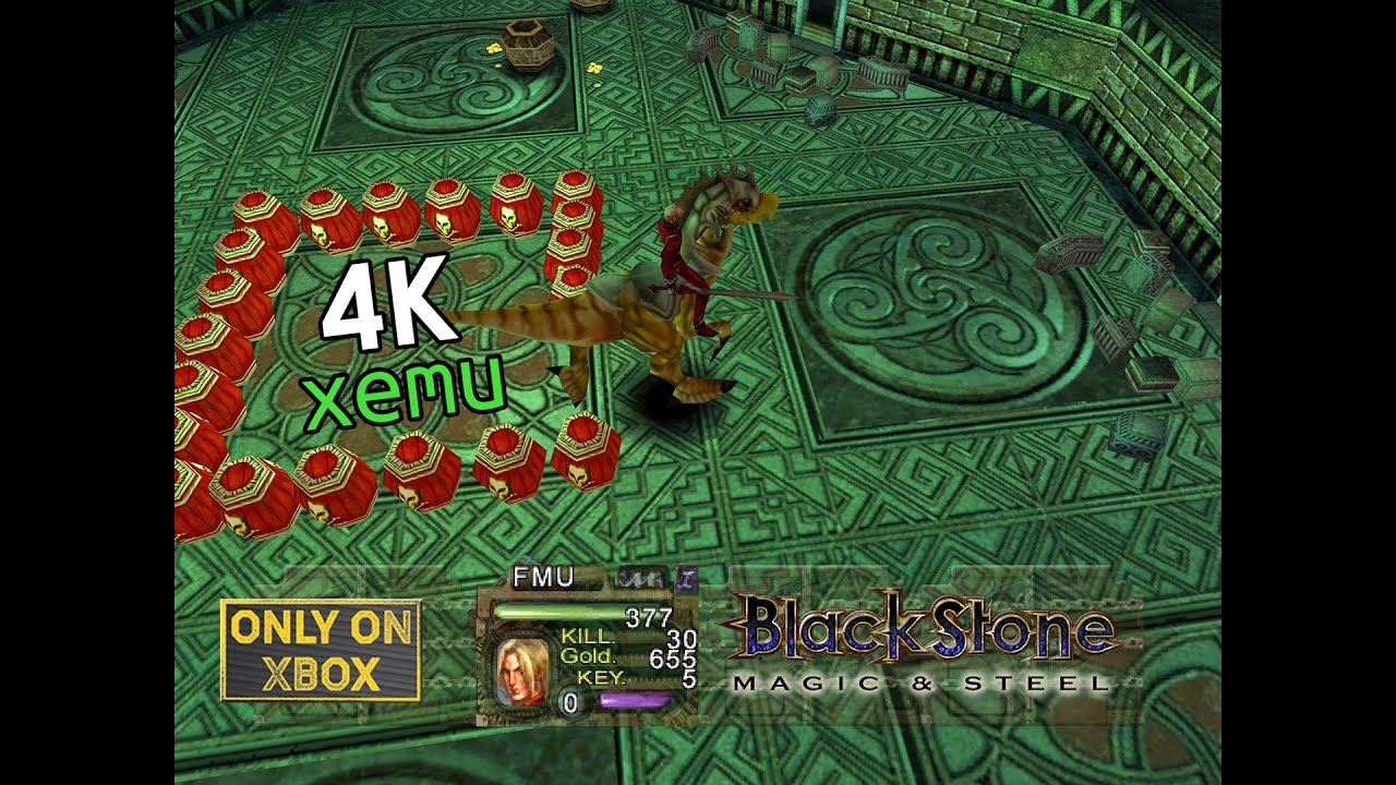 Black Stone: Magic & Steel (4K / 2160p / 60fps) | xemu Microsoft Xbox ...