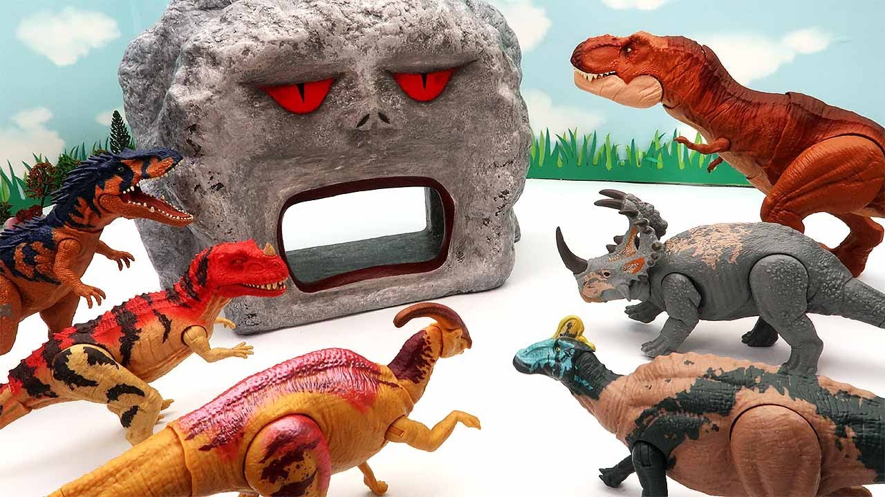 30 DINOSAURS - Jurassic World, Schleich Dinosaur With Monster - YouTube