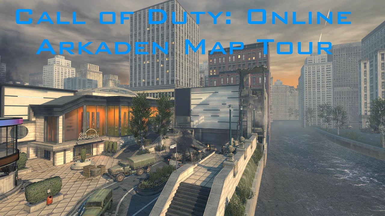 Call of Duty: Online China Arkaden map tour - YouTube