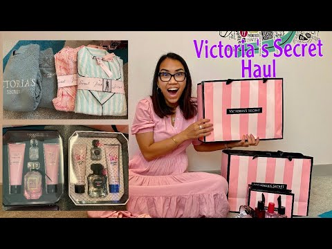 Victoria’s Secret Haul | VS Jogger Set | VS Cotton Long PJ Set | Bomb ...