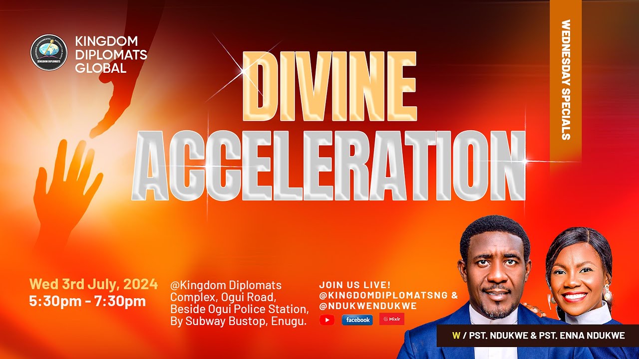 DIVINE ACCELERATION W/ PST. NDUKWE | WED. 3RD JULY 2024 | WEDNESDAY SPECIAL SERVICE - YouTube