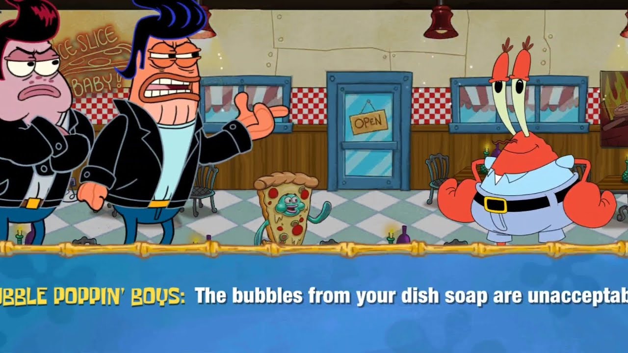 SpongeBob: Get Cooking Gameplay Part 47 "Bubble Poppin' Boys" - YouTube