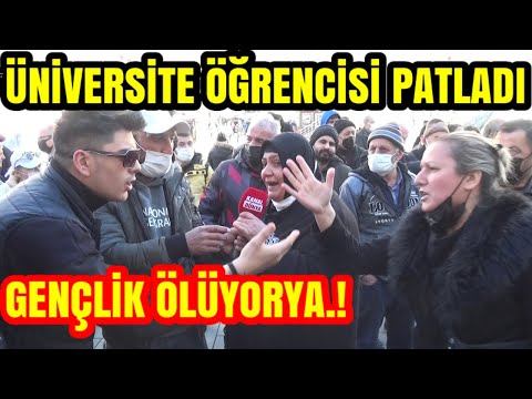 GENÇLİK ÖLÜYOR. ÜNİVERSİTE ÖĞRENCİSİ MEYDAN DA BAĞIRA BAĞIRA HAYKIRDI. MUTLAK İZLE.