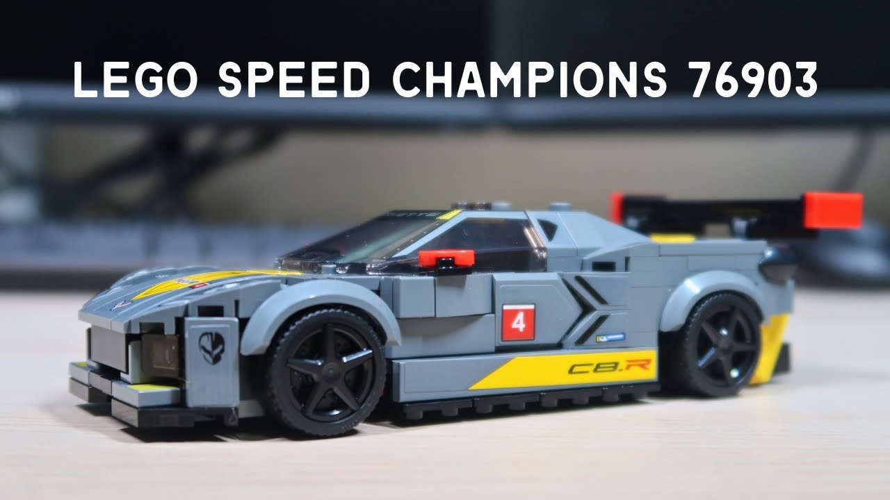 LEGO SPEED CHAMPIONS CHEVROLET CORVETTE C8R RACE CAR 76903 unbox and ...