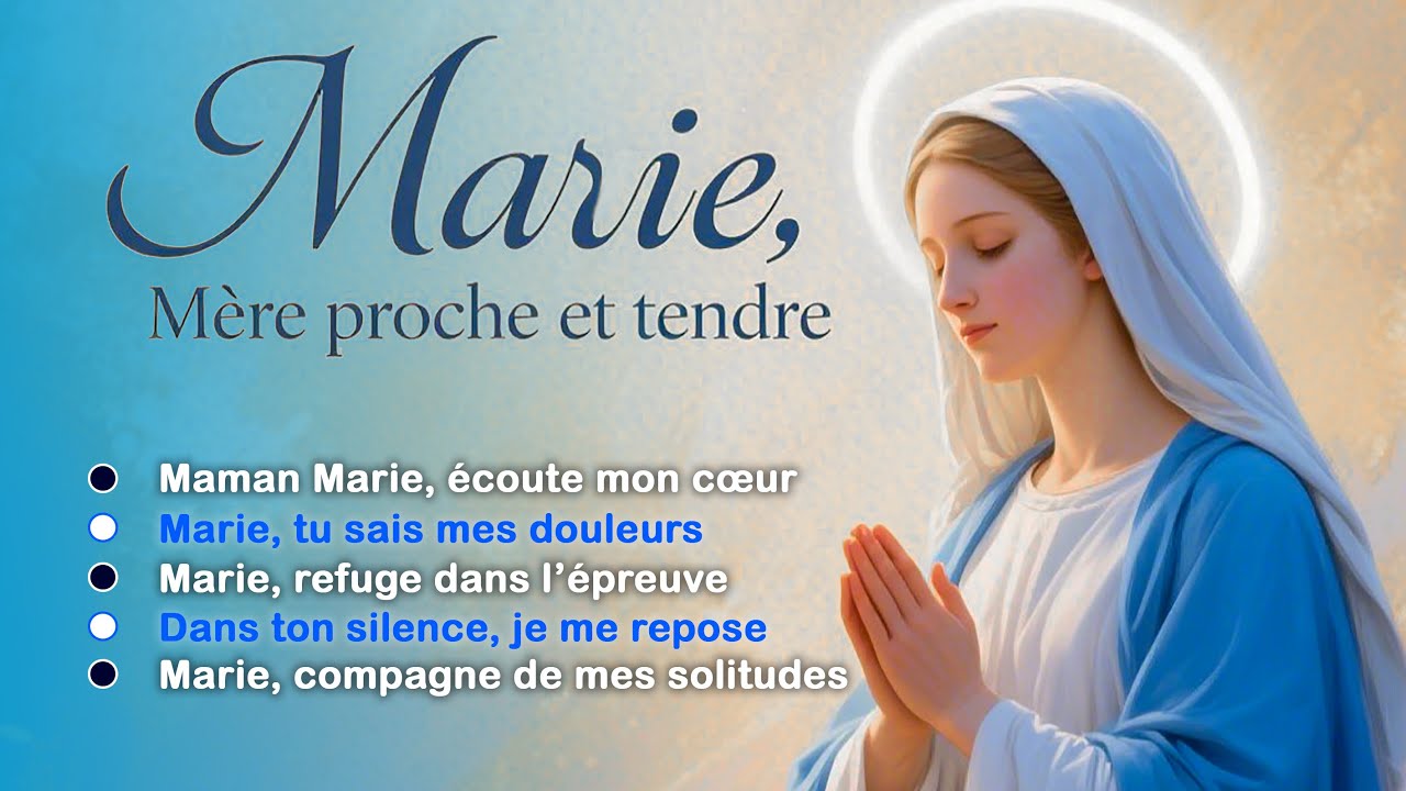 🌸CHANTONS ET PRIONS AVEC CES BEAUX CHANTS-PRIERE A MARIE MERE DU ...