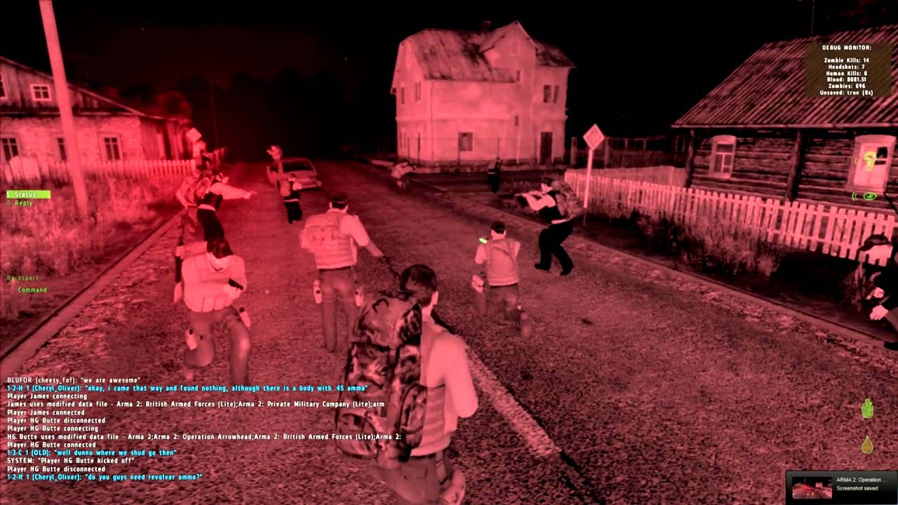 ArmA 2 (DayZ mod) - Running from horde - YouTube