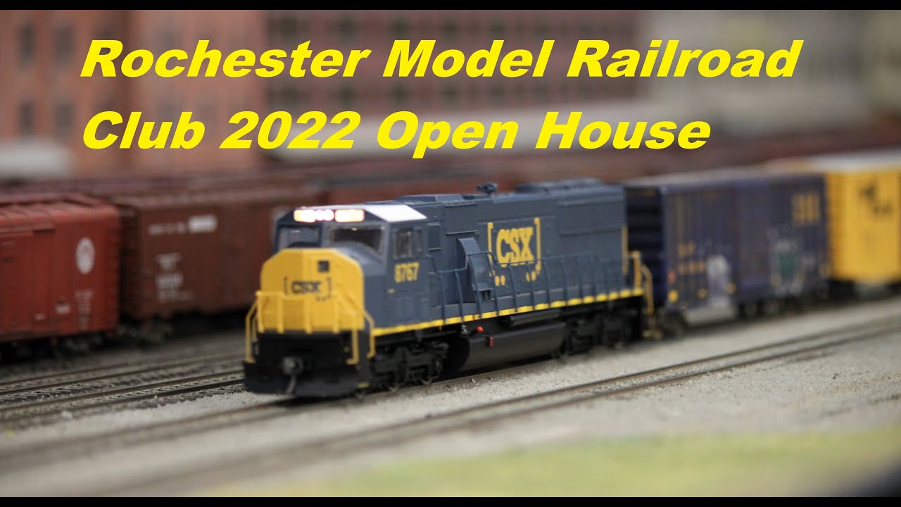 Rochester Model Railroad Club 2022 Open House - YouTube