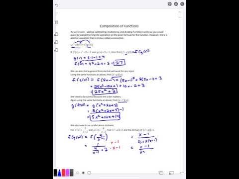 Composition of Functions - YouTube