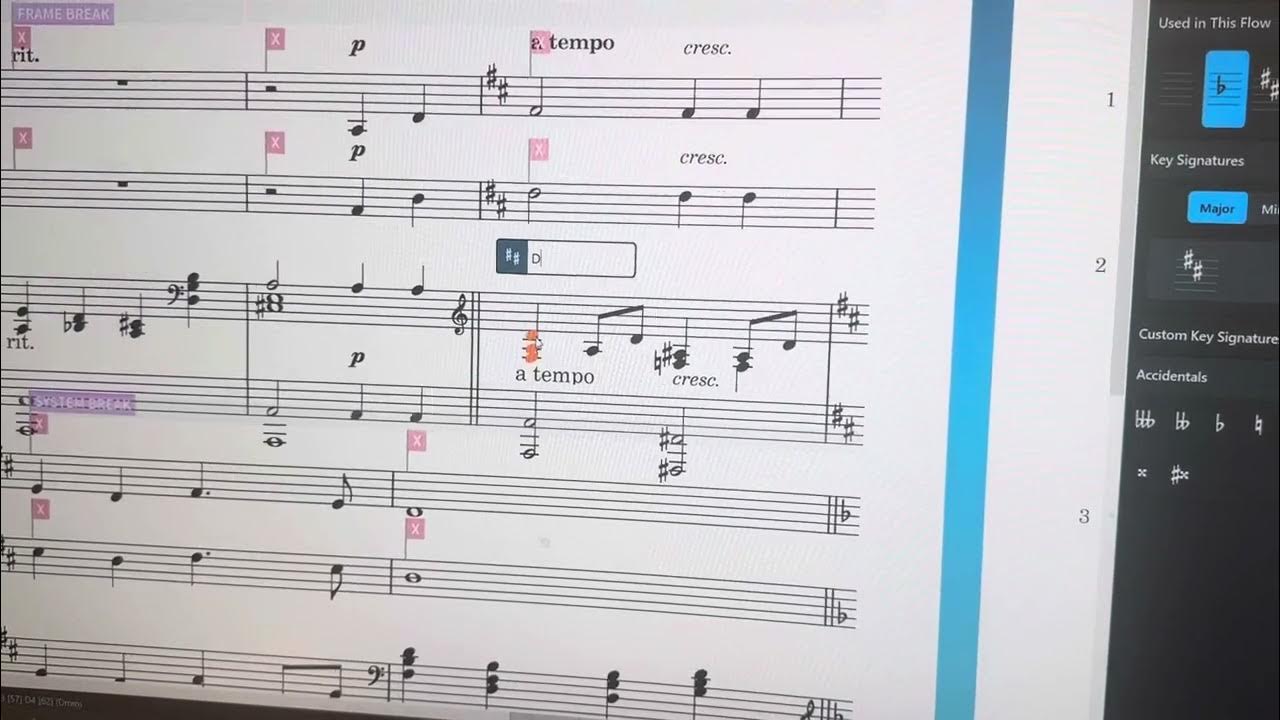 How to change key signatures in Dorico - YouTube