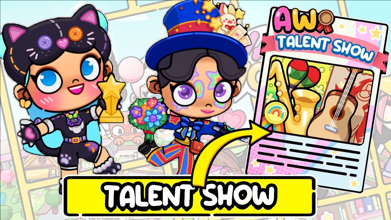 Talent Show Cartoon Characters