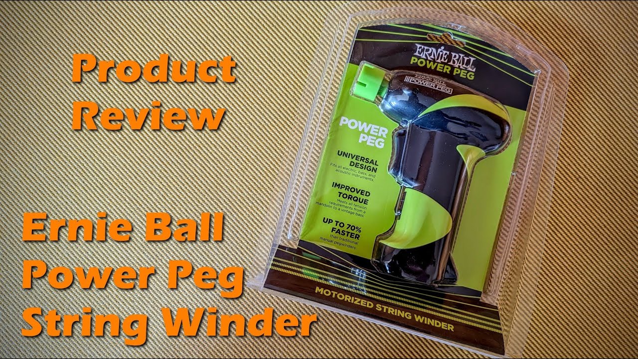 Ernie Ball 'Power Peg' Motorised String Winder - YouTube