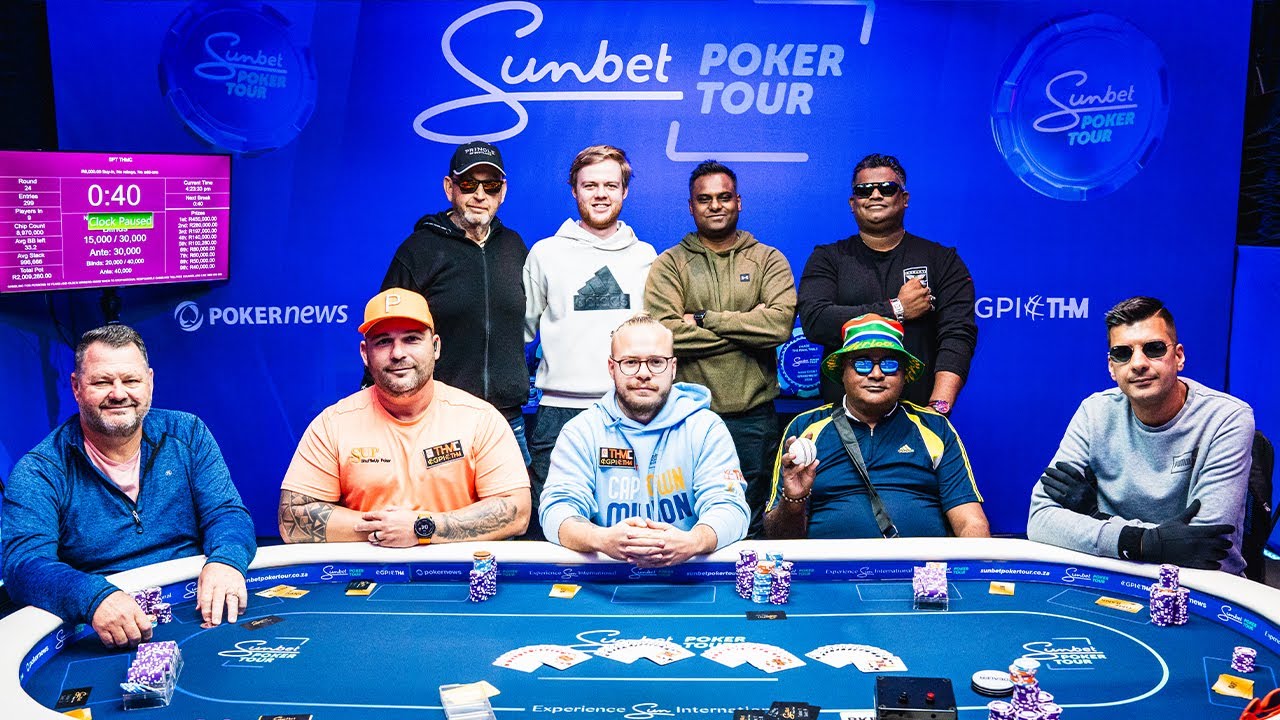 SunBet Poker Tour GrandWest - THMC - Cape Town Million Day 2 - Final ...