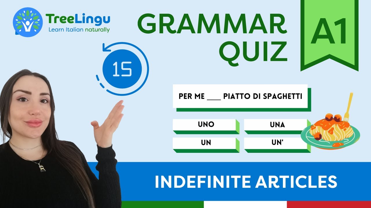 Italian Grammar Quiz A1 - Indefinite Articles pt.4 🇮🇹 | Learn Italian ...