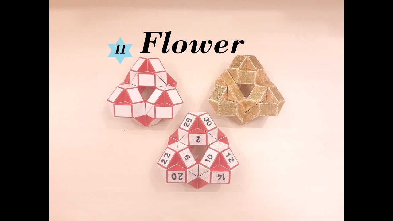 Magic Ruler Puzzle or Rubik Biến Thể 36 Pieces - Flower - YouTube