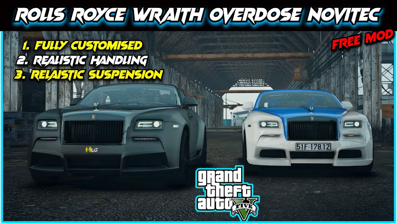 ROLLS ROYCE WRAITH OVERDOSE NOVITEC Car MOD For GTA 5 - YouTube