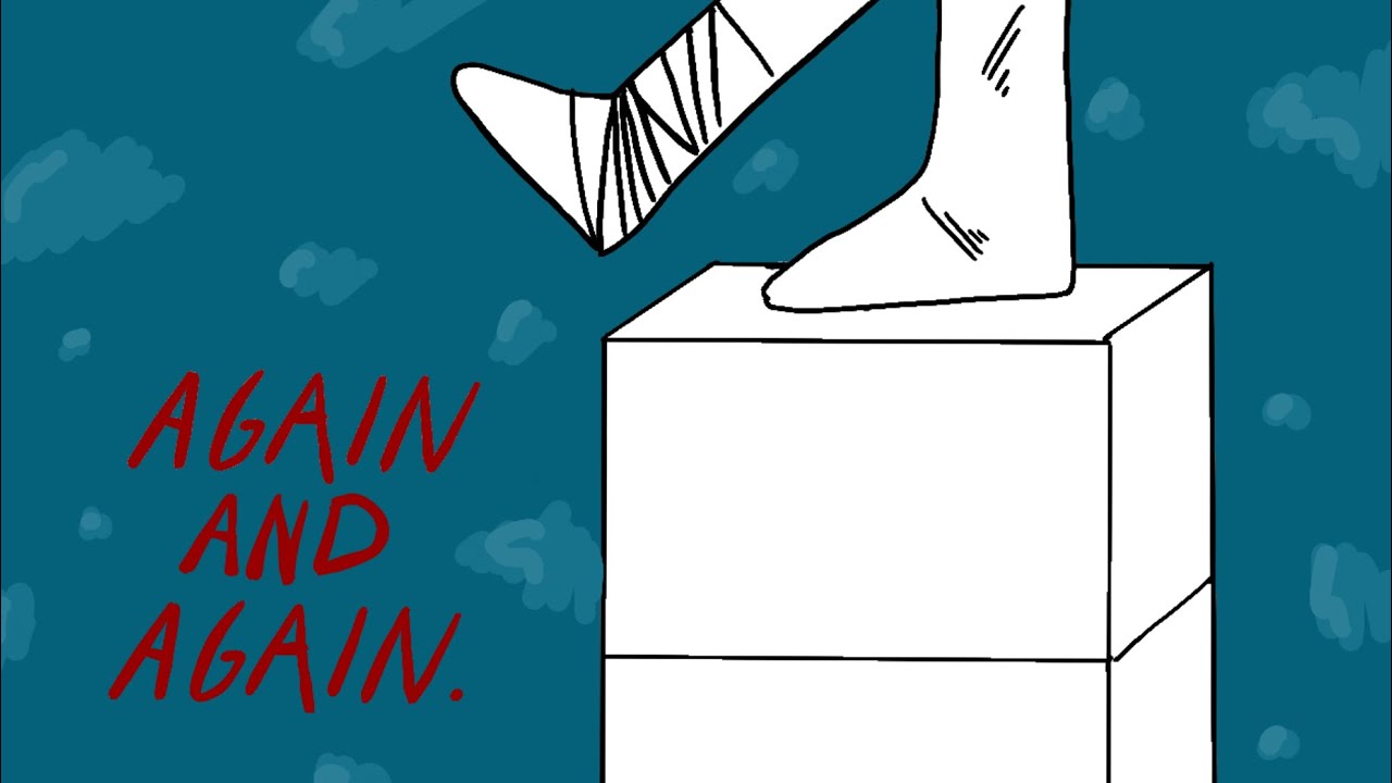 again and again meme (Tommyinnit exile animation) - YouTube