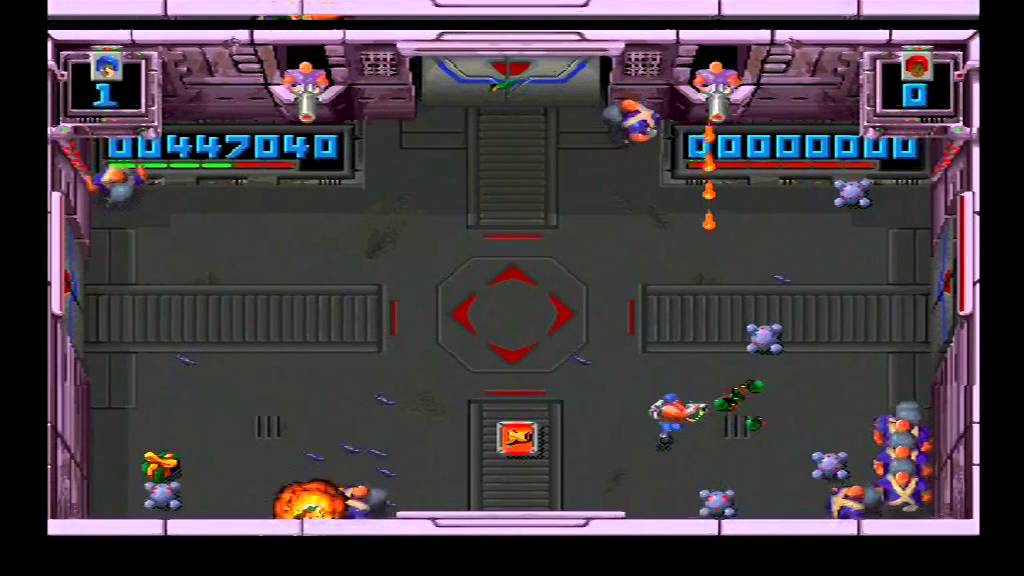 Smash TV (Playstation 1, part of the Arcade Party Pak) - YouTube