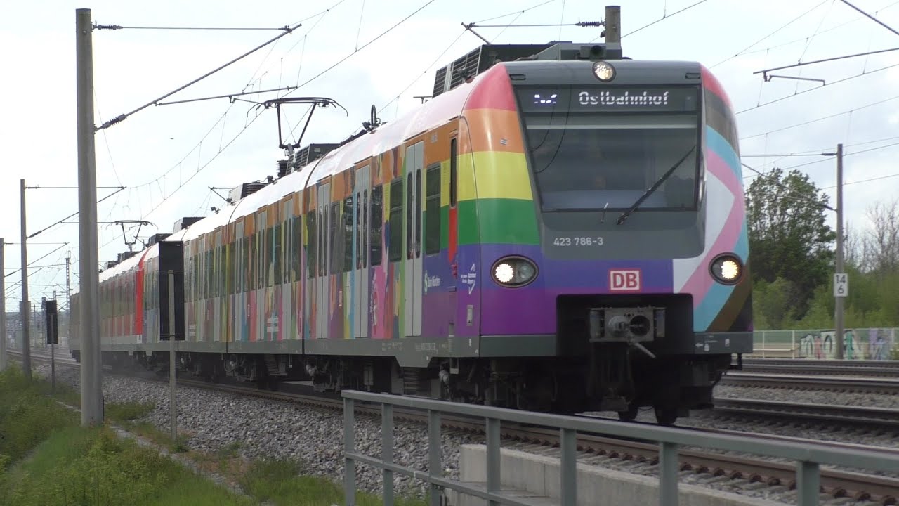 PRIDE COLOR SCHEME Commuter Train in Germany - YouTube