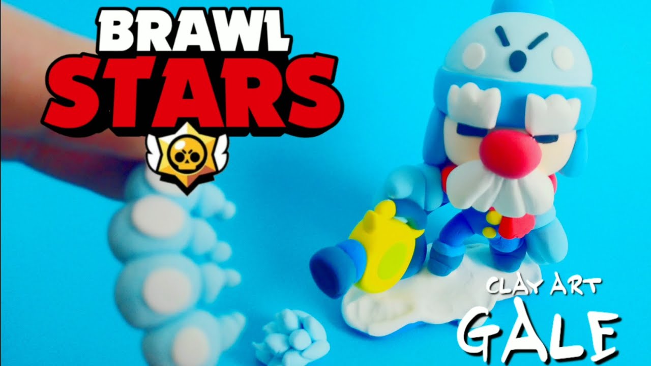 [ BRAWL STARS ] 'GALE' CLAY ART / 브롤스타즈 '게일' 피규어 만들기 클레이 아트 - YouTube