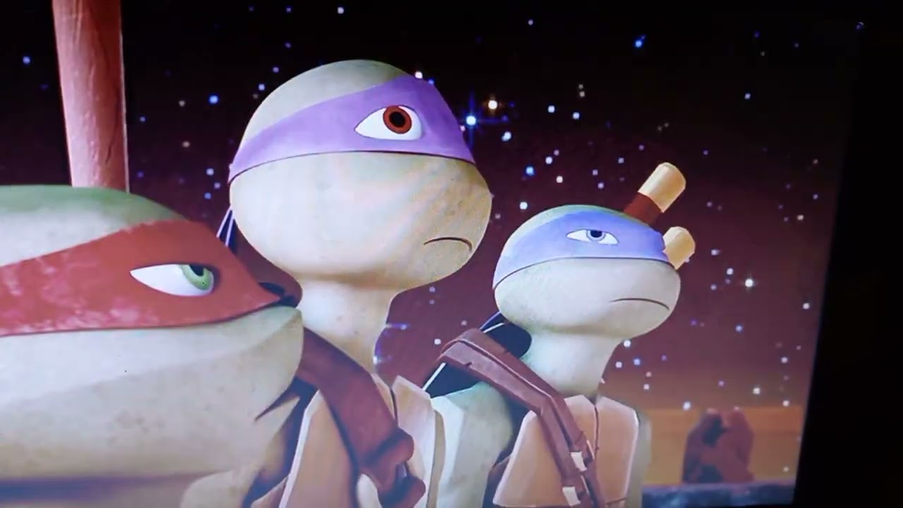 TMNT 2012 Mozar Asks The Past Self Turtles A Question Scene, Earth's ...