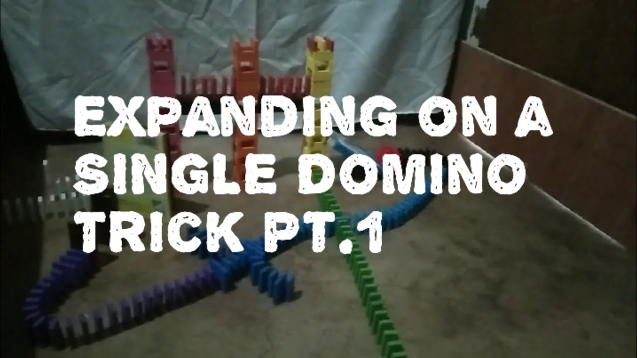 Expanding on a SINGLE Domino Trick Pt.1 - YouTube