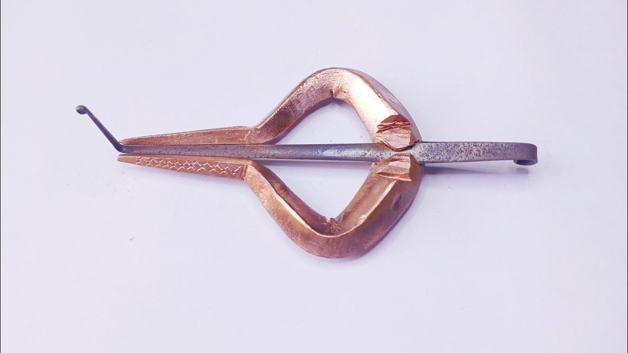 Copper square shape morchang - YouTube