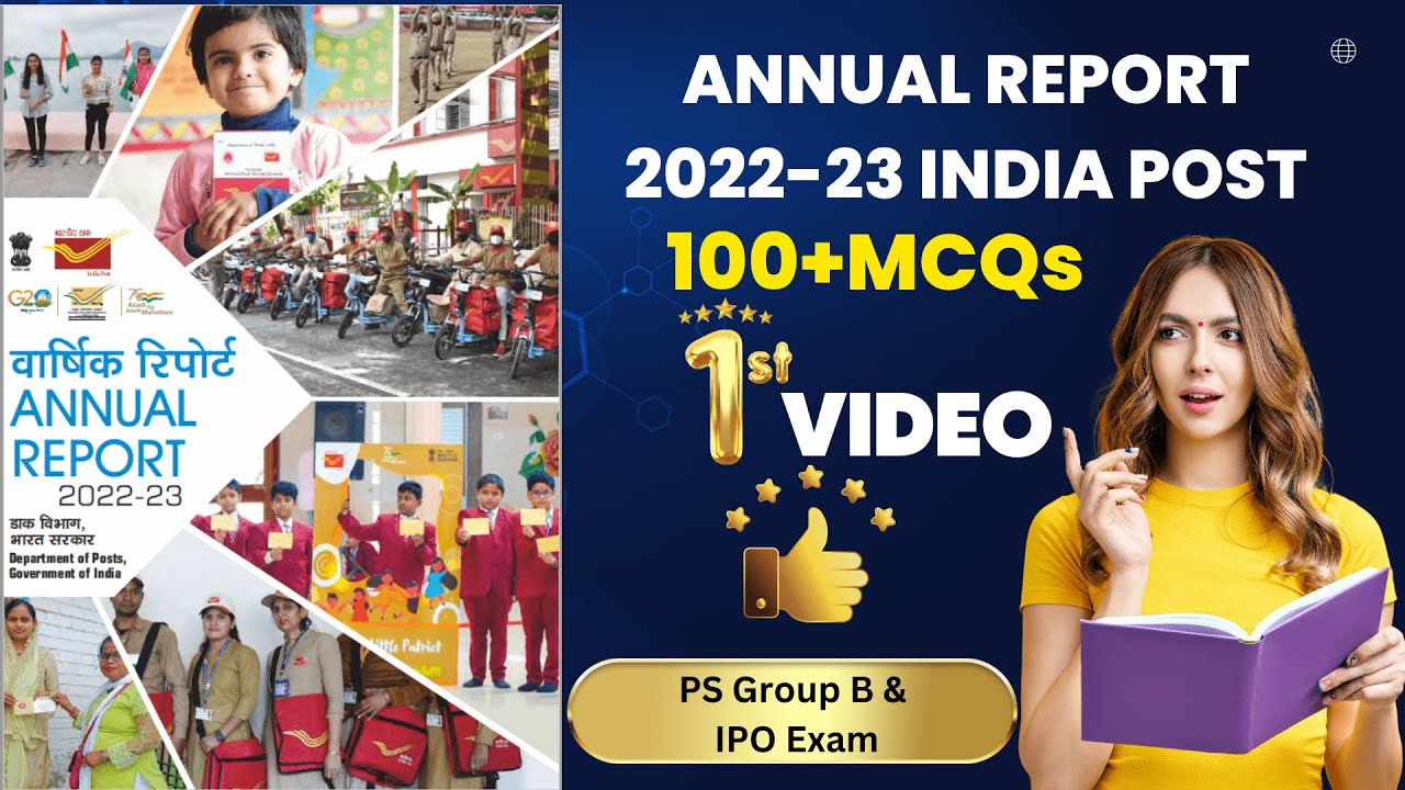 ANNUAL REPORT INDIA POST 2022-23: 100 MCQs for PS Group B & IPO Exam ...