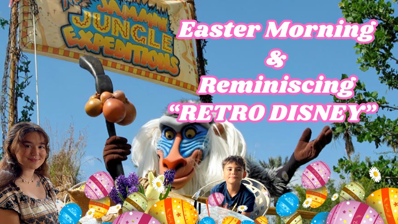 Easter Morning Home Vlog Reminiscing Retro Disney before it was ...