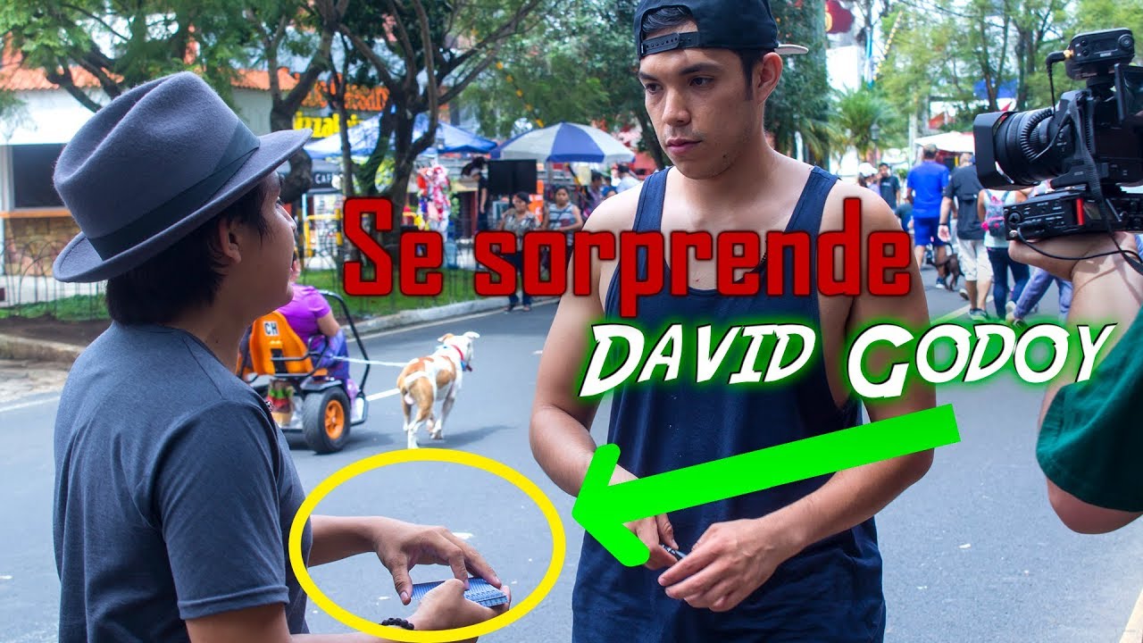 David Godoy se sorprende con magia | Levy Gocaz - YouTube