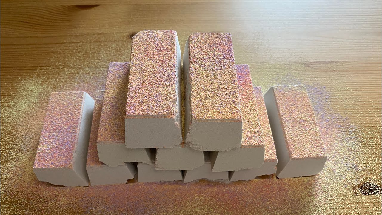 Asmr | Soft and fluffy baking soda blocks - YouTube