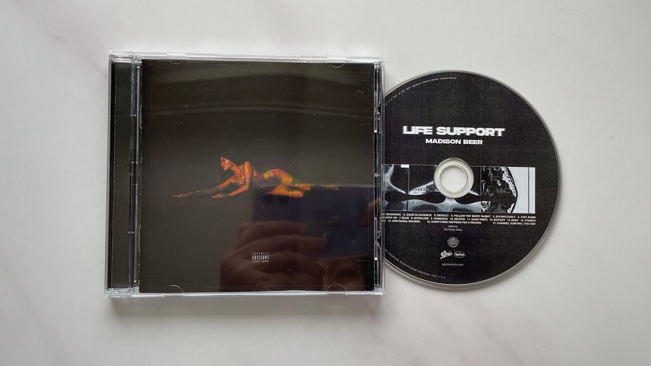 unboxing - madison beer life support cd - YouTube