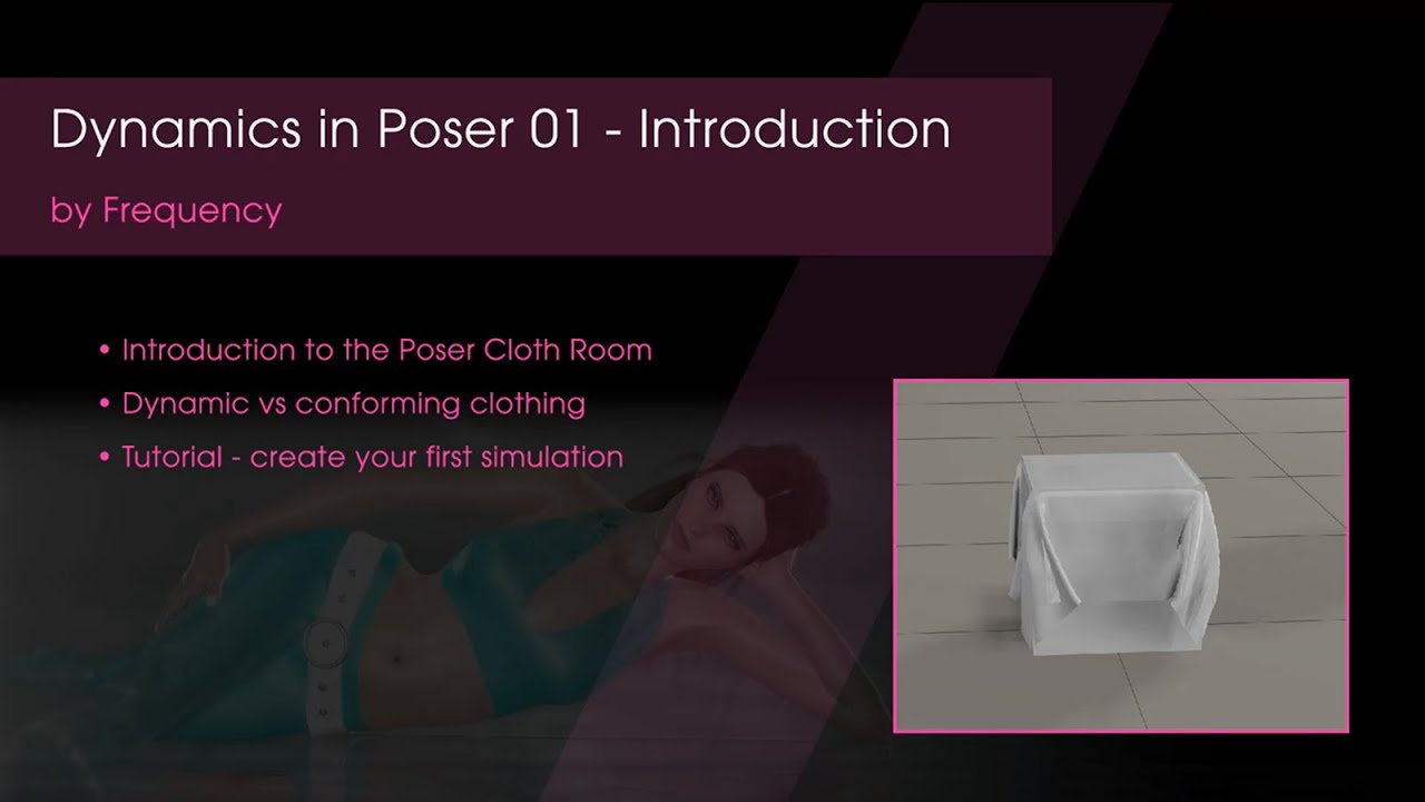An Introduction to Dynamics in Poser - YouTube