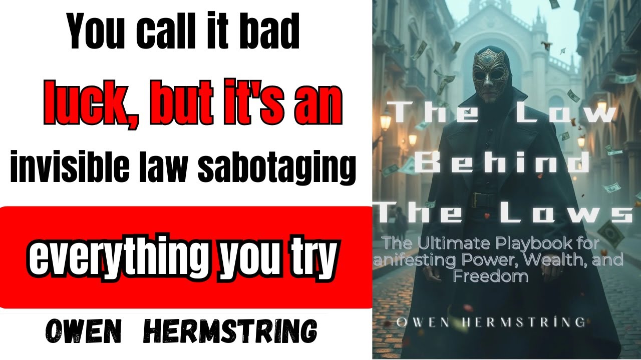 You call it bad luck, but it's an invisible law sabotaging everything ...